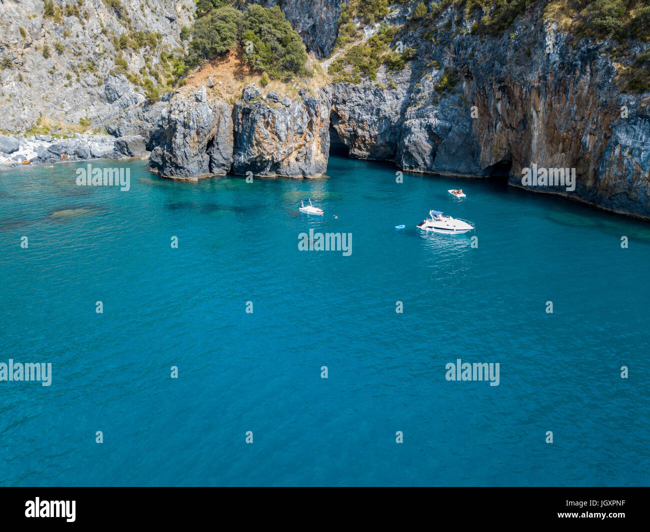 Arco grande, vista aerea, Arch Rock, Arco Magno e la spiaggia di San ...
