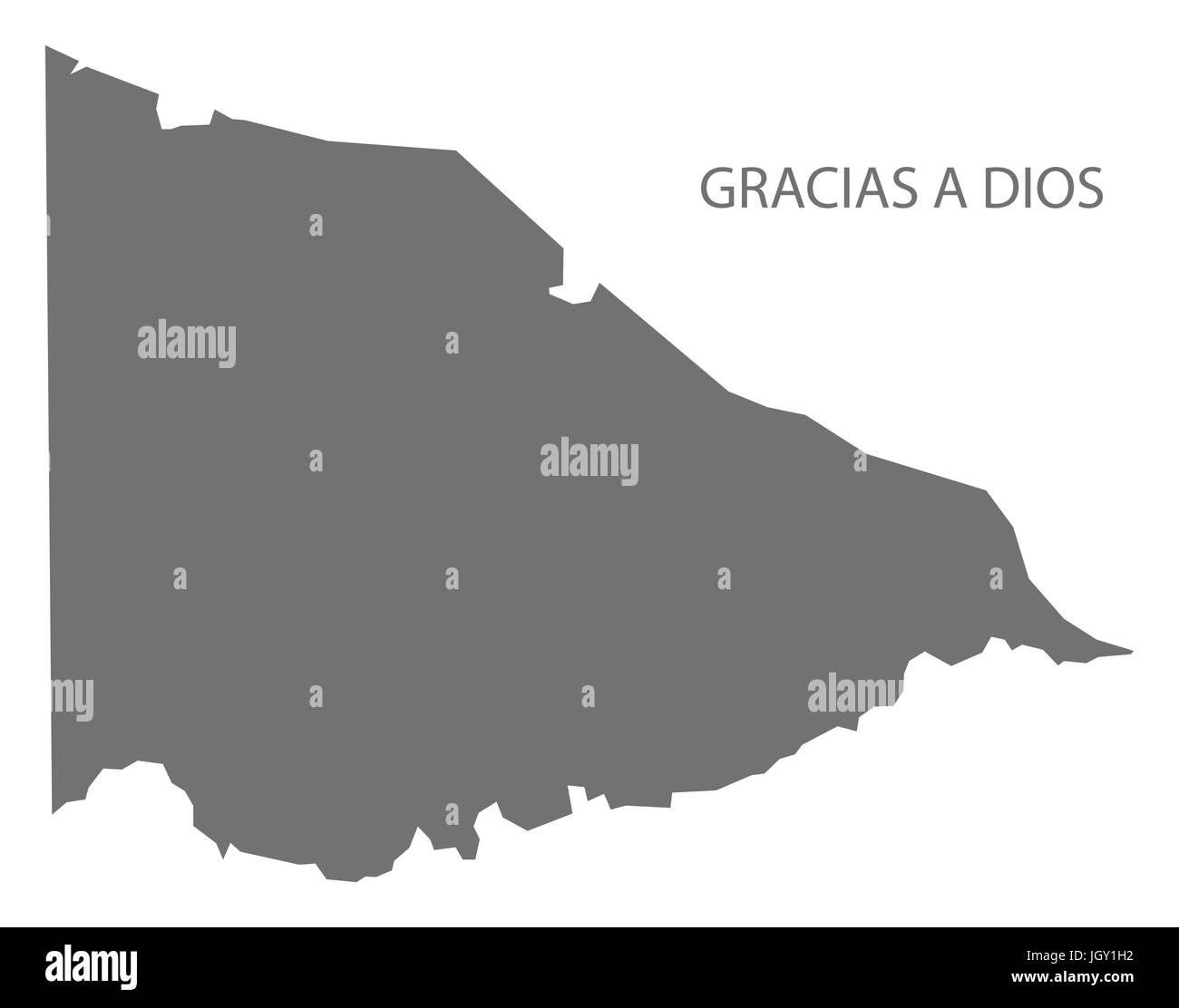 Mapa de regiones de honduras Immagini senza sfondo e Foto Stock ...