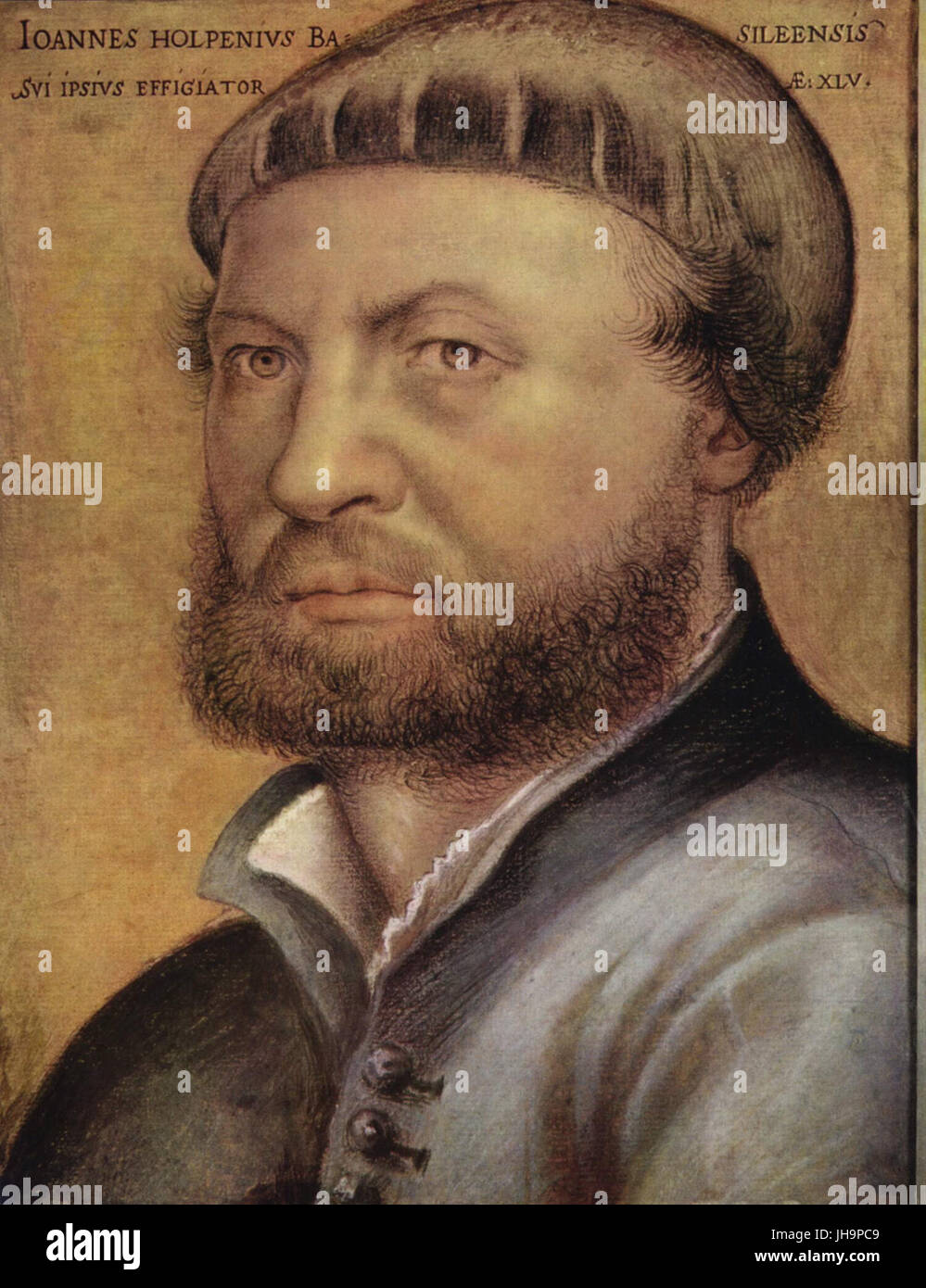 Self portrait hans holbein younger immagini e fotografie stock ad alta ...
