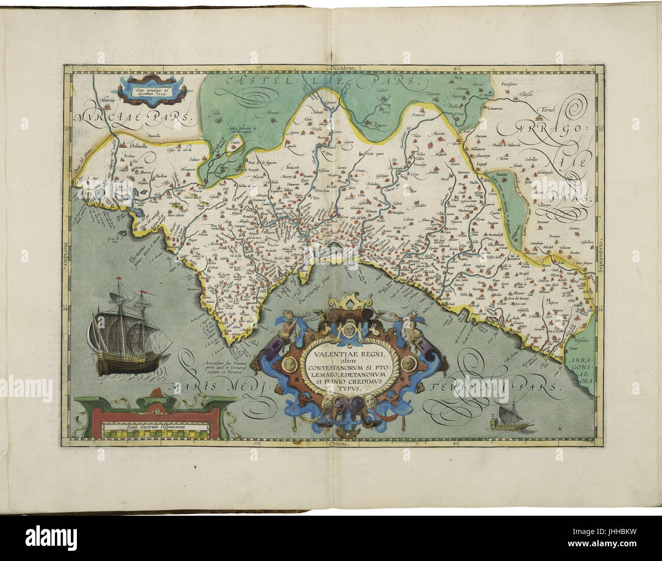 Map of valencia immagini e fotografie stock ad alta risoluzione - Alamy