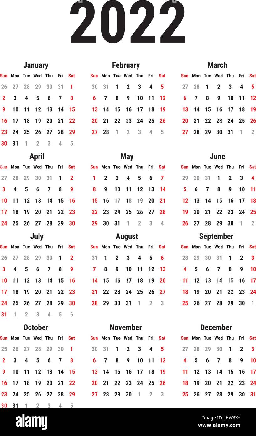 Calendario Anno 2022 Calendario Anno 2022