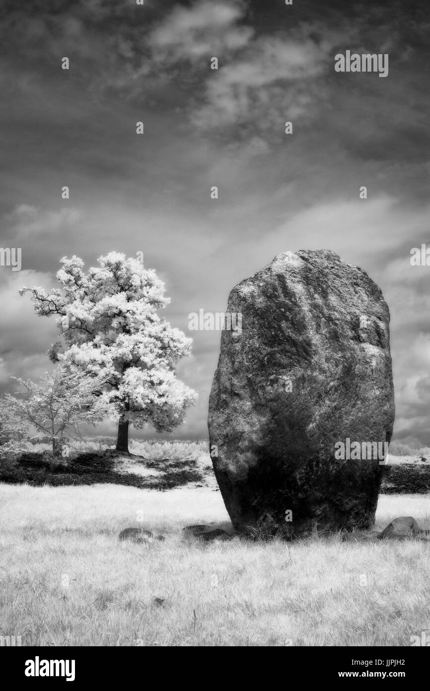 Monumento neolitico di henge Foto e Immagini Stock in Bianco e Nero - Alamy
