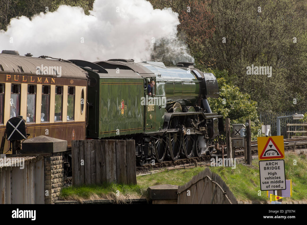Iconico locomotiva a vapore motore (LNER Classe A3 60103 Flying ...