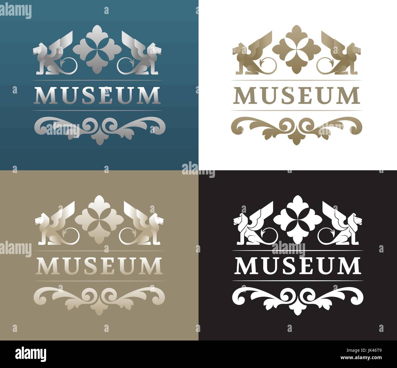 Storia del museo Immagini Vettoriali Stock - Alamy