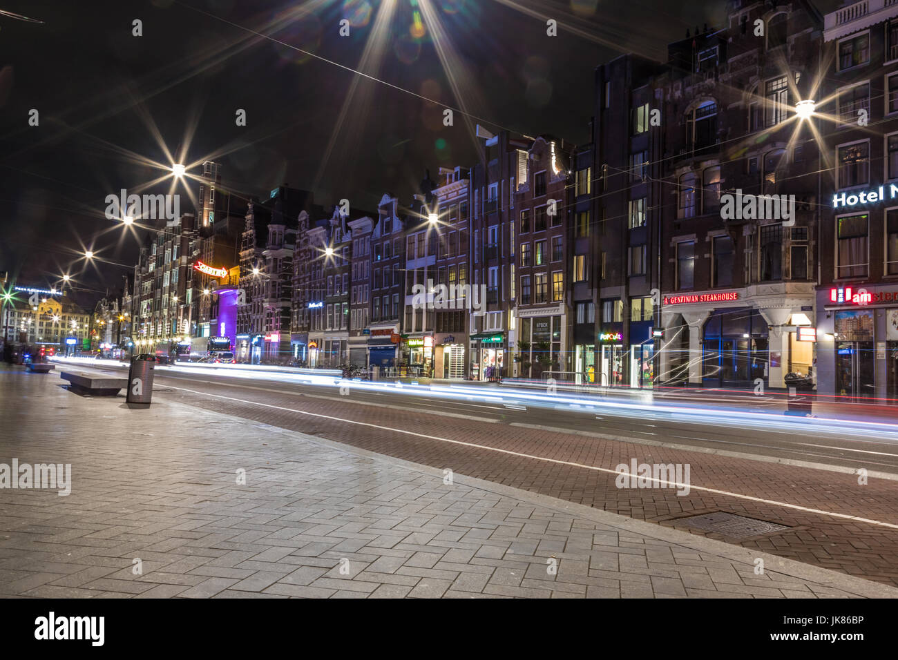 Il quartiere a luci rosse di amsterdam di notte immagini e fotografie ...