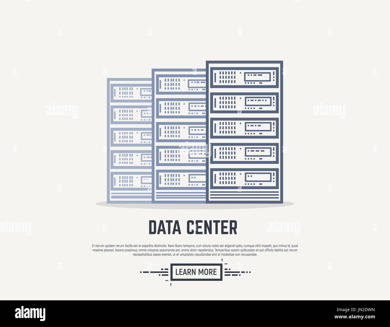 Linea del server Immagini Vettoriali Stock - Alamy