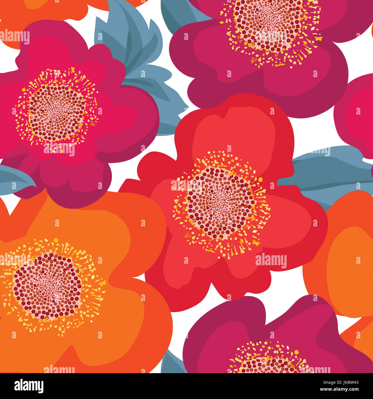 Floral seamless pattern. Sfondo di fiori. Piastrella floreali texture ...