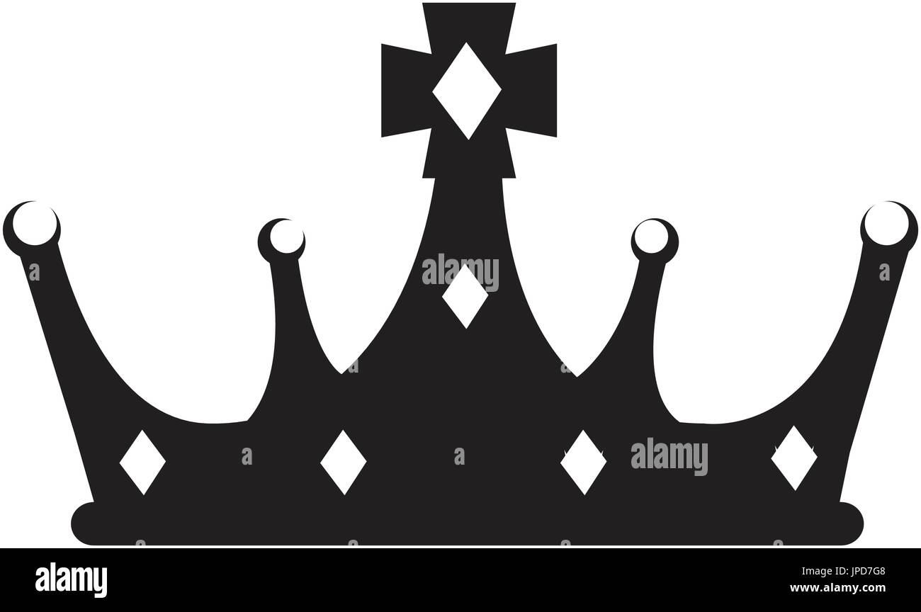 Crown silhouette immagini e fotografie stock ad alta risoluzione - Alamy