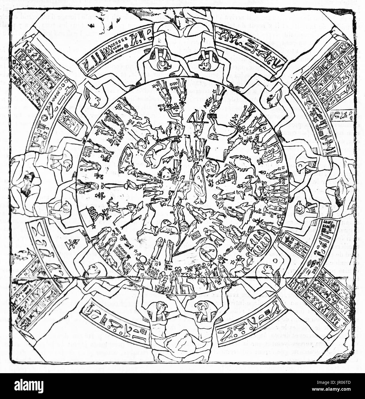 Dendera zodiac immagini e fotografie stock ad alta risoluzione - Alamy