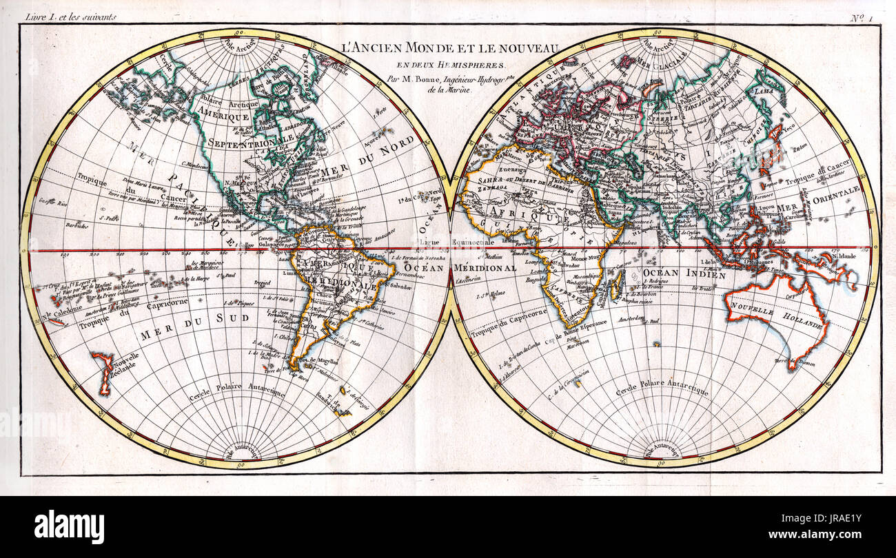 Mappa dell'emisfero orientale immagini e fotografie stock ad alta ...