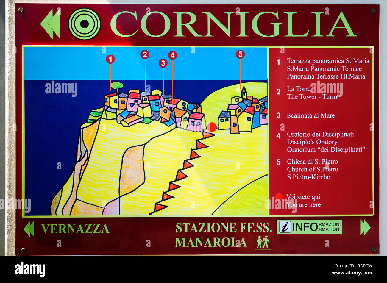 Riviera ligure ponente mappa immagini e fotografie stock ad alta ...