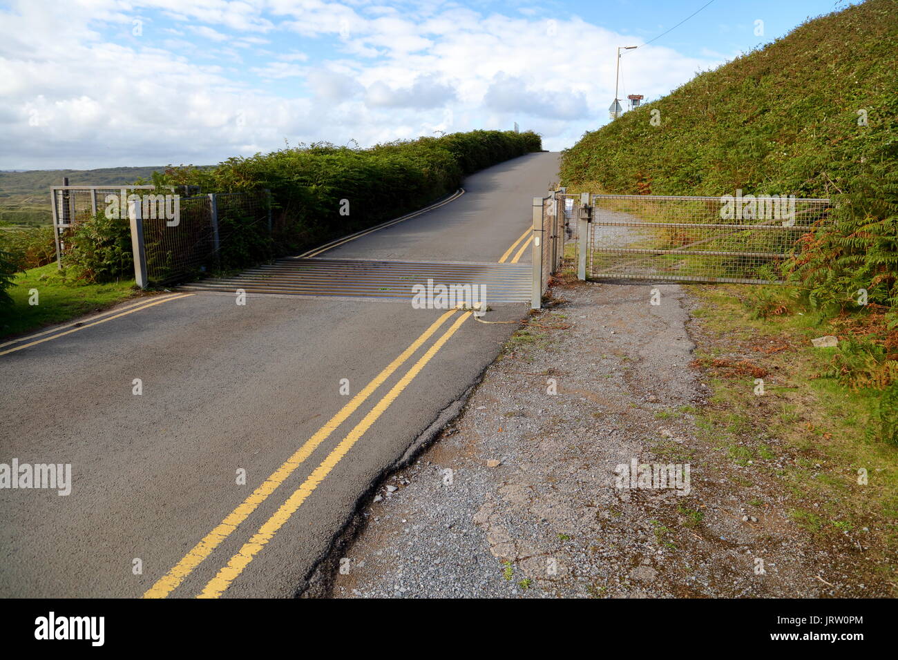 Griglia del bestiame carreggiata immagini e fotografie stock ad alta ...