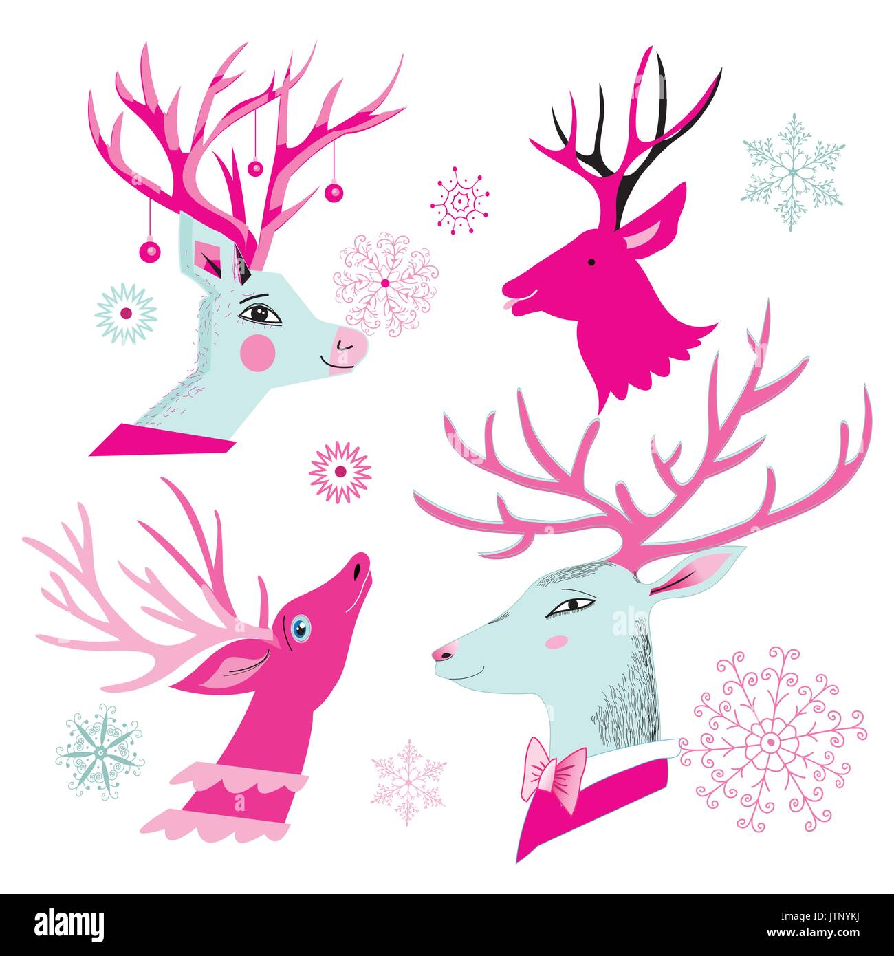 Deer vector immagini e fotografie stock ad alta risoluzione - Alamy