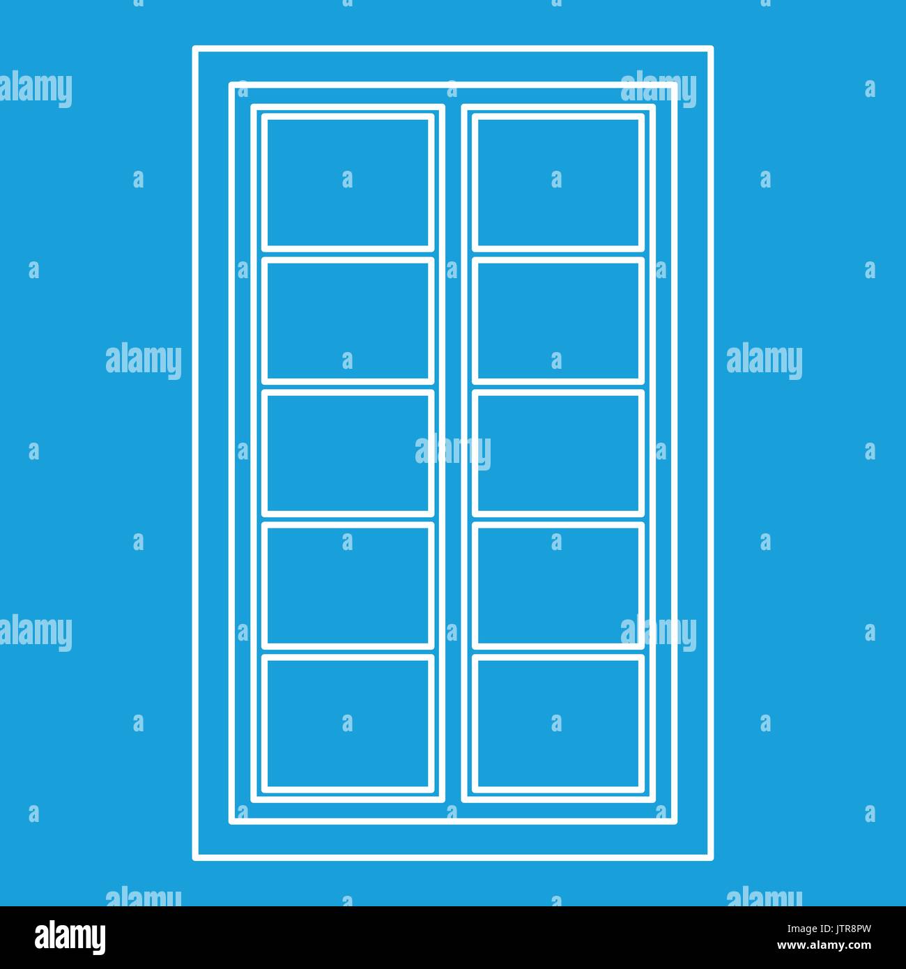 Finestra reticolare in legno Immagini Vettoriali Stock - Alamy