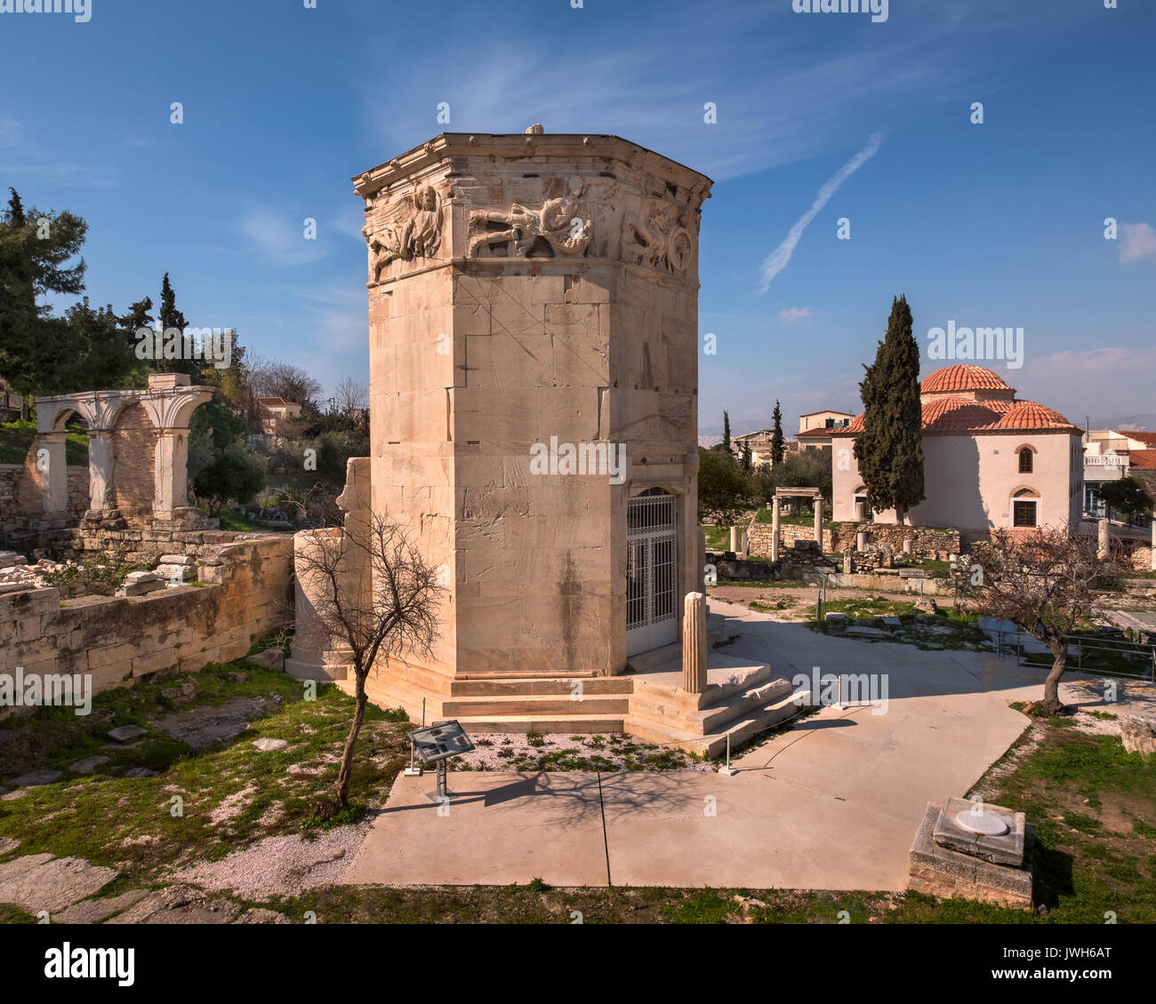 Agorà romana di atene immagini e fotografie stock ad alta risoluzione ...