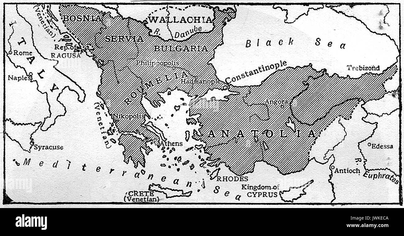 Impero turco mappa immagini e fotografie stock ad alta risoluzione - Alamy
