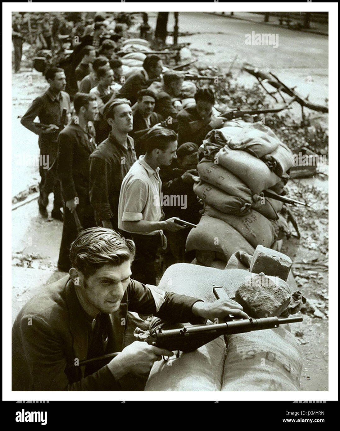 RESISTENZA FRANCESE PARIGI 1944 seconda Guerra Mondiale Liberazione di ...