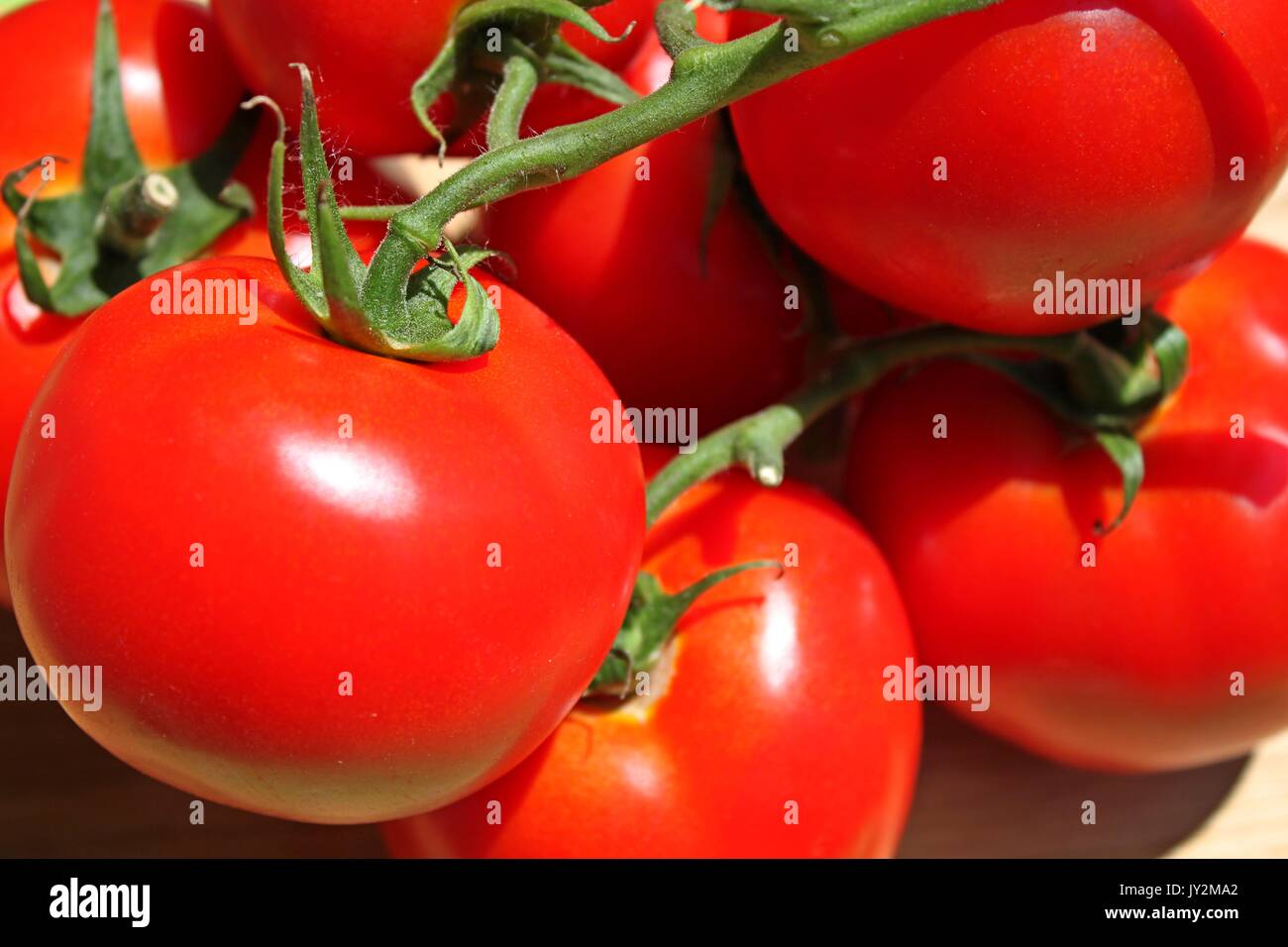 Pomodori biologici sani immagini e fotografie stock ad alta risoluzione ...