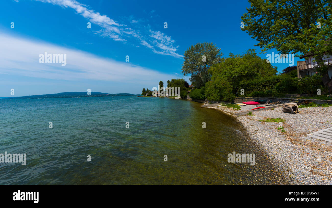 Spiaggia dell'isola di Reichenau sul Lago di Costanza - Lago di ...