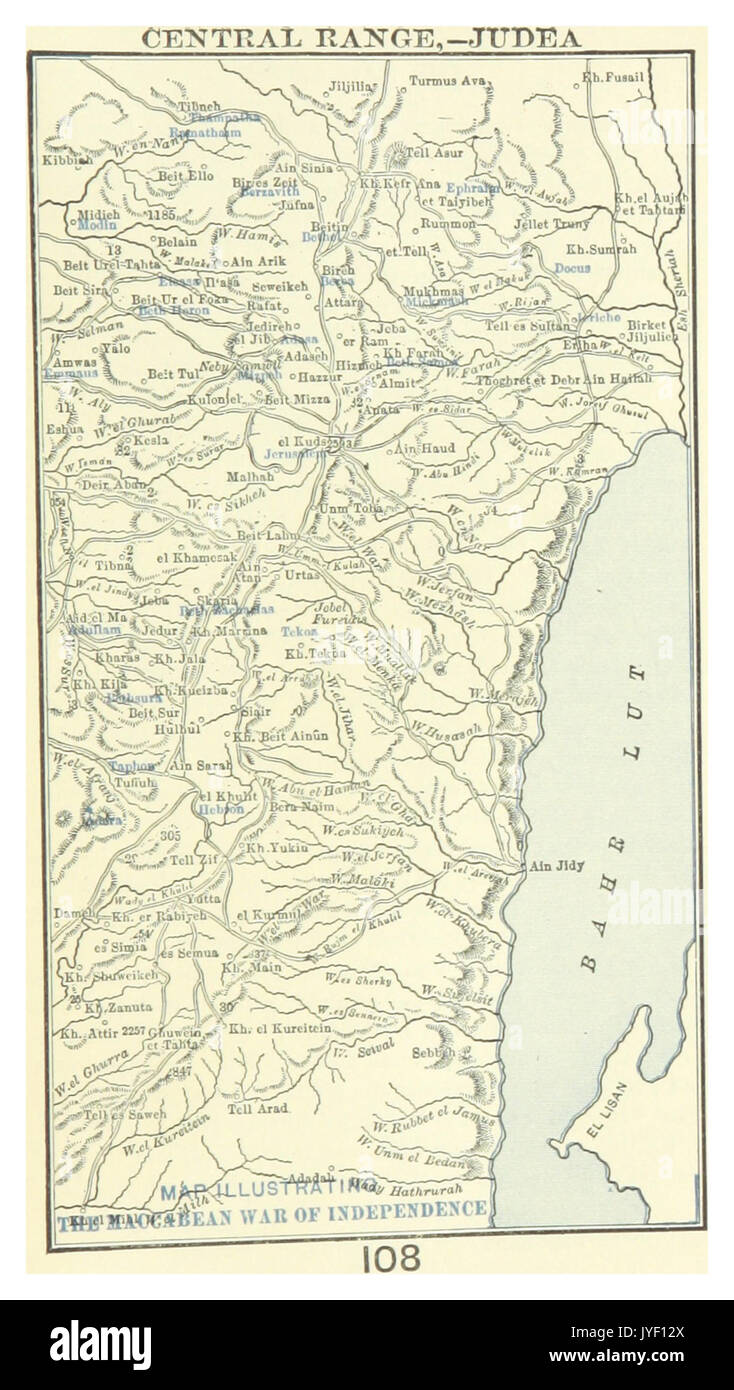 Giudea mappa antica immagini e fotografie stock ad alta risoluzione - Alamy