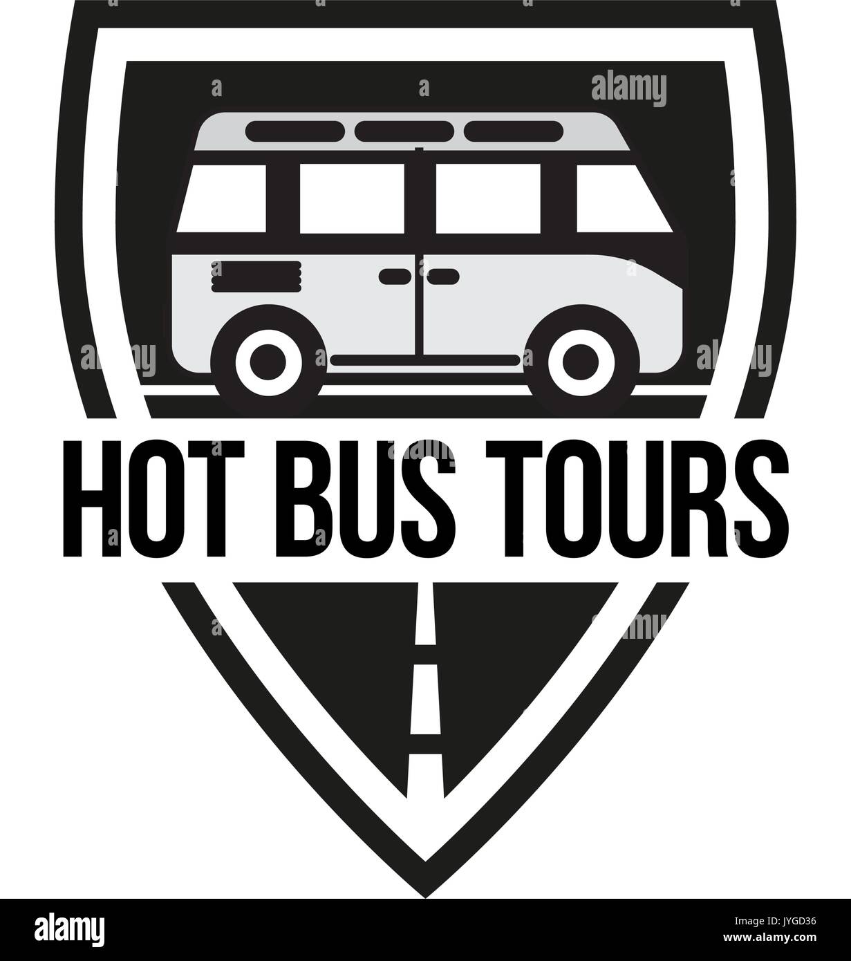 Disegno del logo dell'autobus immagini e fotografie stock ad alta ...