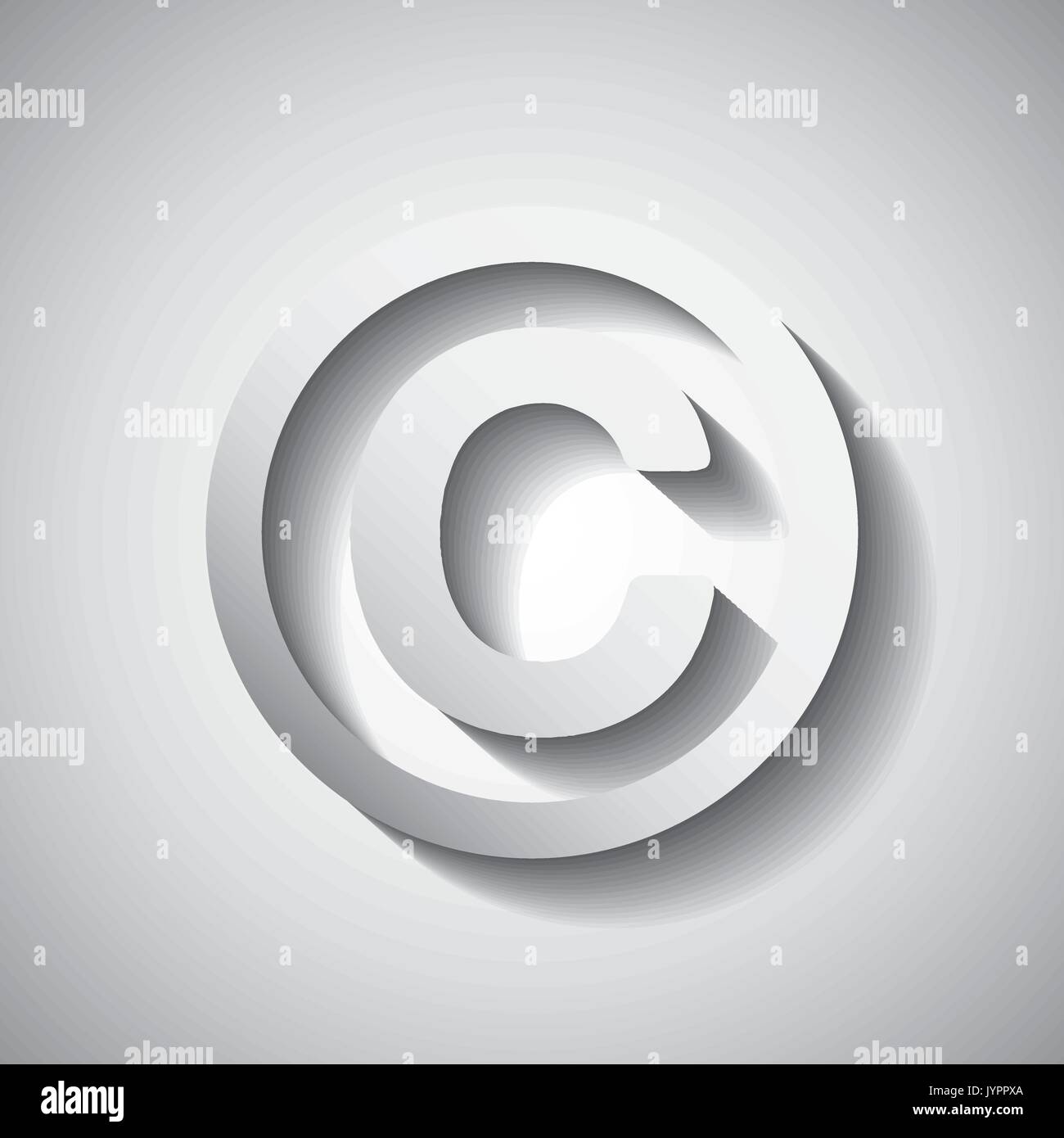 Simbolo del copyright Immagini Vettoriali Stock - Alamy