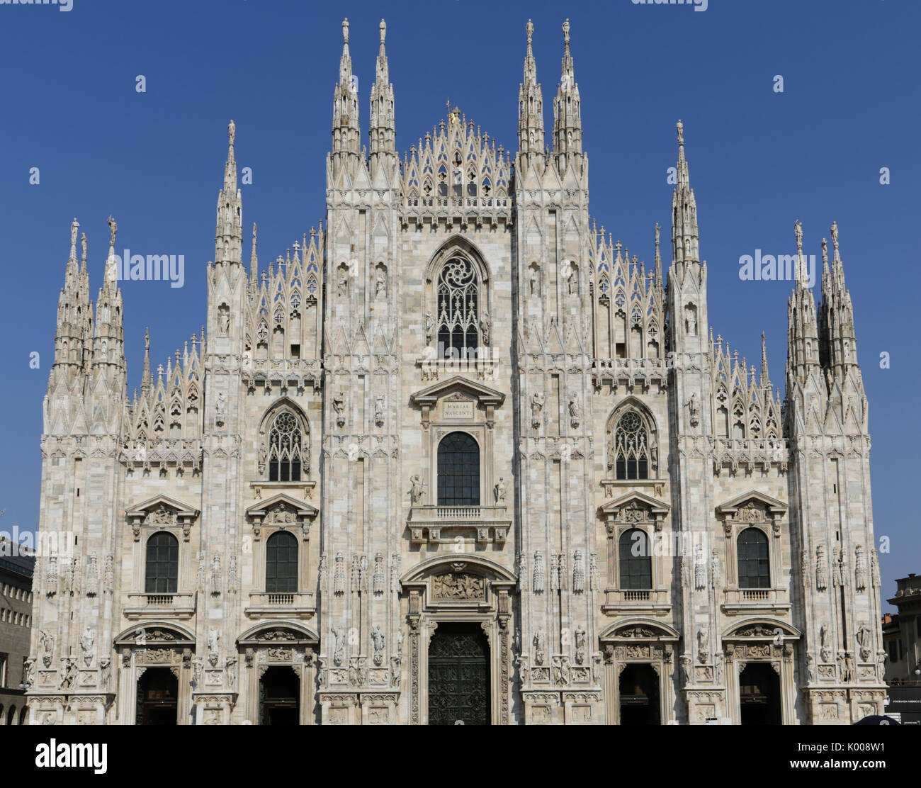 Il Duomo di Milano o il Duomo di Milano è la cattedrale gotica Chiesa ...