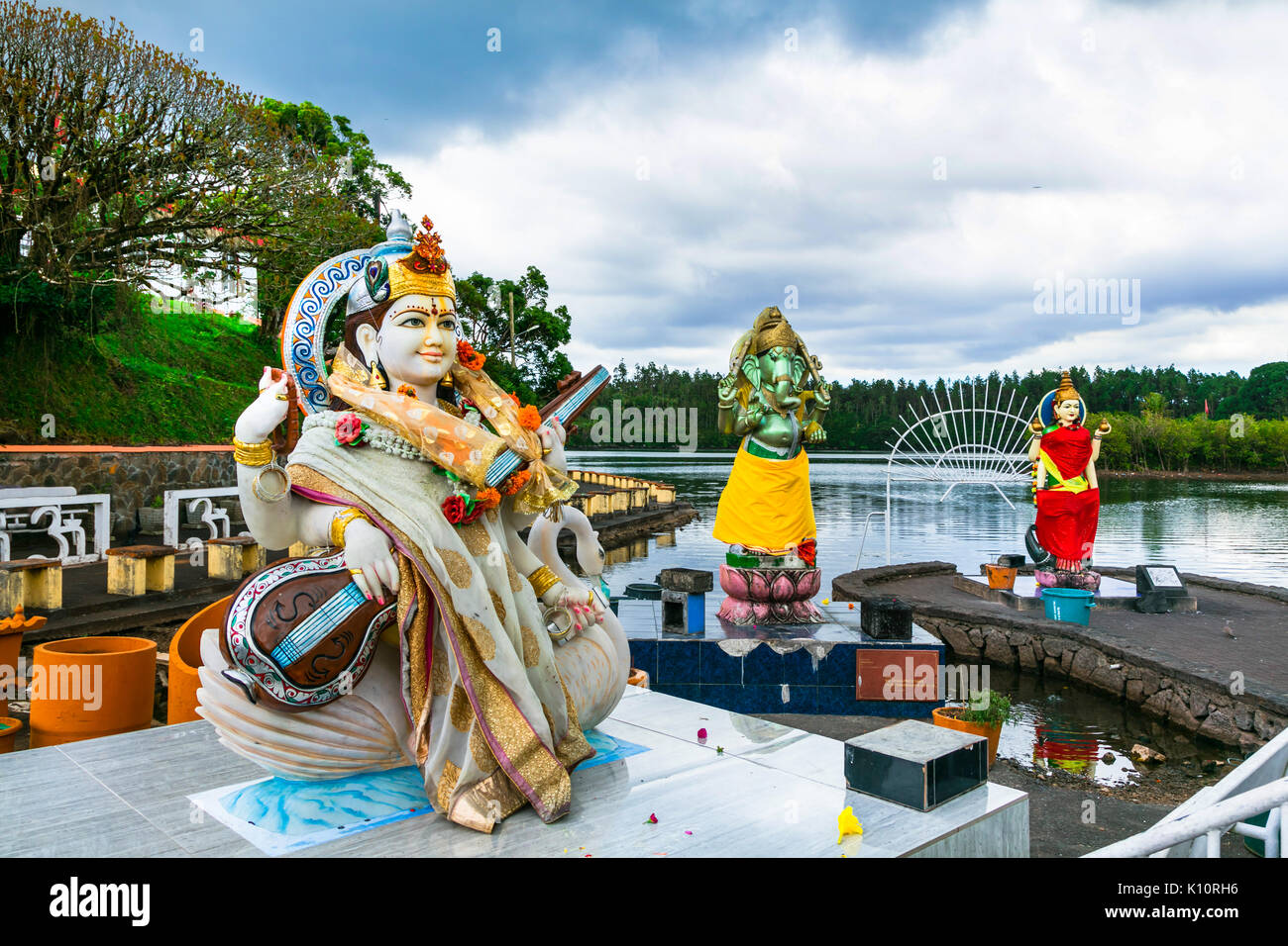 Hindu temple grand bassin mauritius immagini e fotografie stock ad alta ...