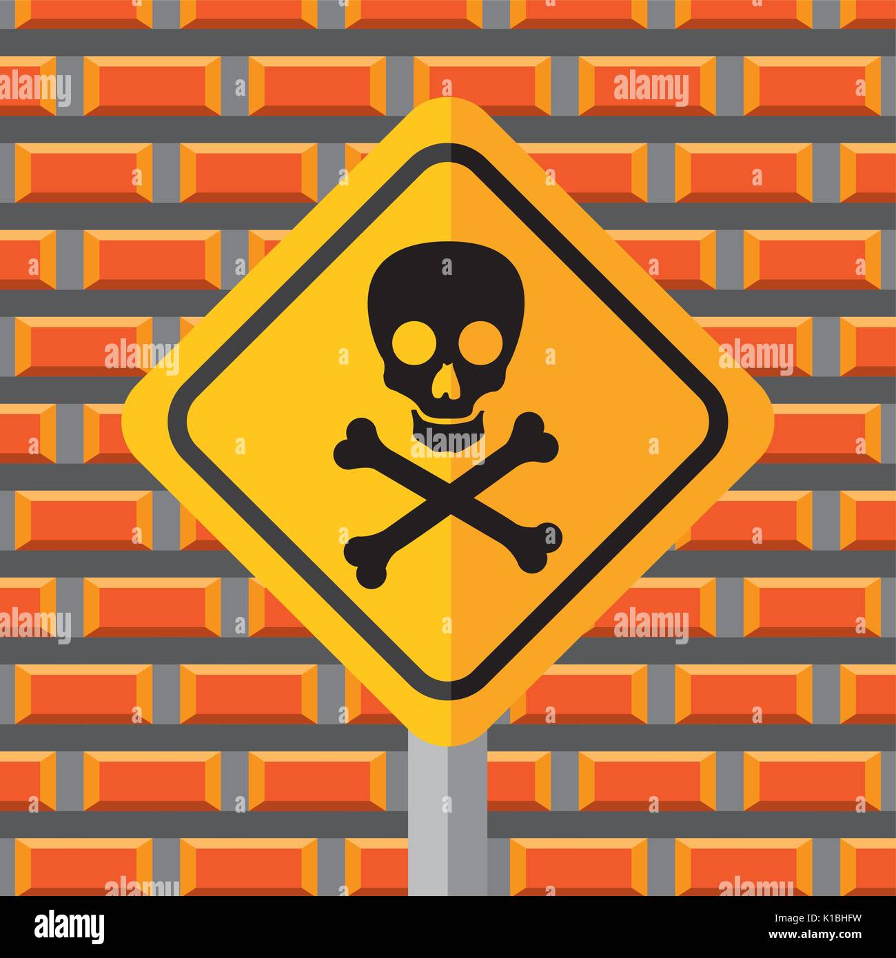 Segnali di pericolo in metallo Immagini Vettoriali Stock - Pagina 2 - Alamy
