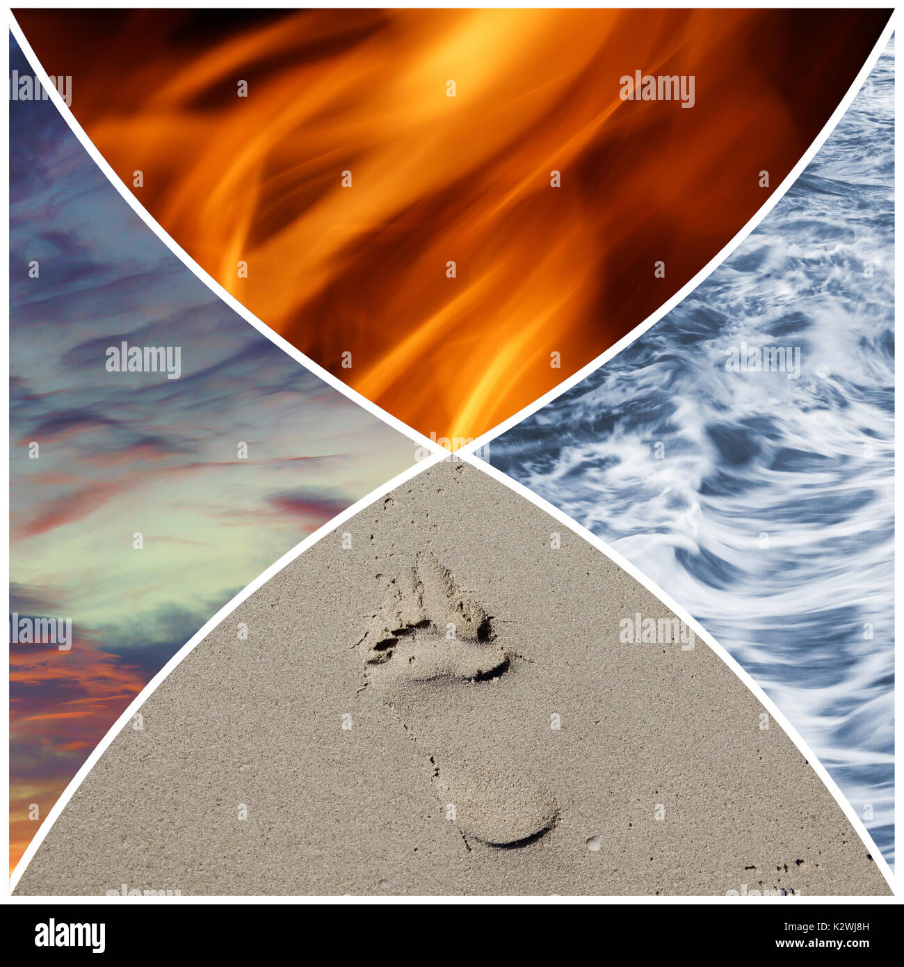 Four elements symbols immagini e fotografie stock ad alta risoluzione ...