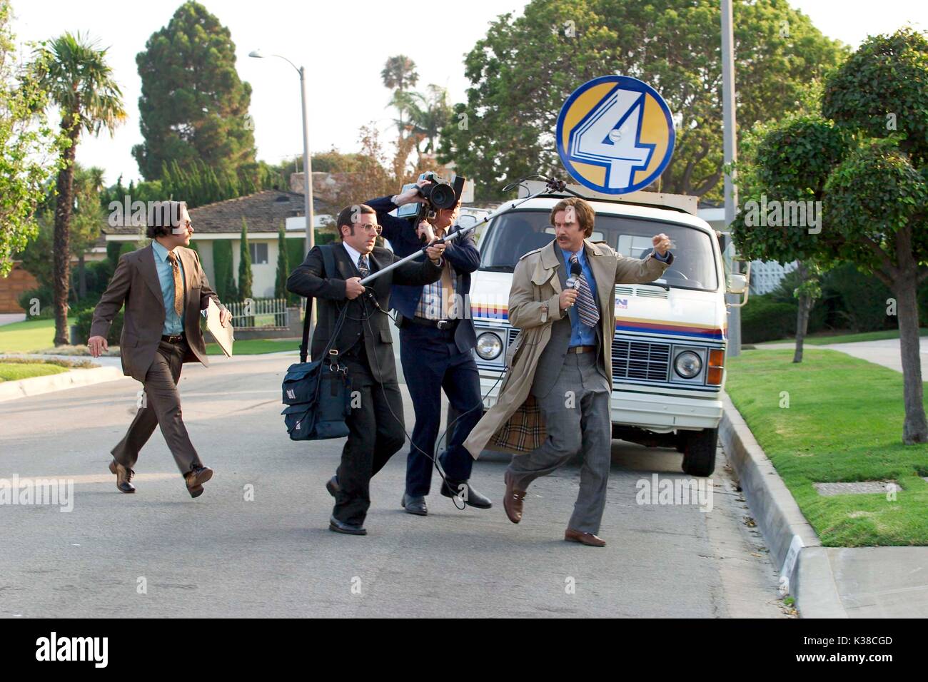 L'ANCHORMAN PAUL RUDD, STEVE CARELL, DAVID KOECHNER E WILL FERRELL UN ...