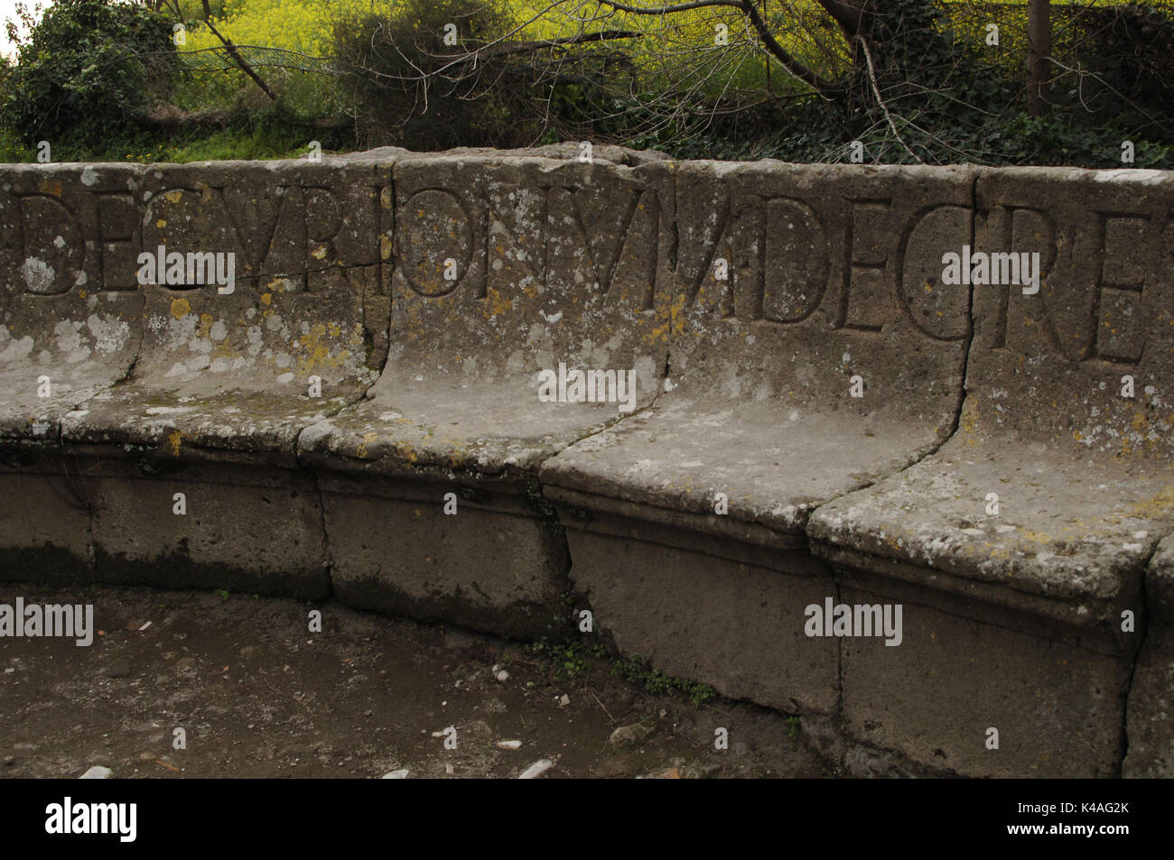Pompeii latin inscription immagini e fotografie stock ad alta ...