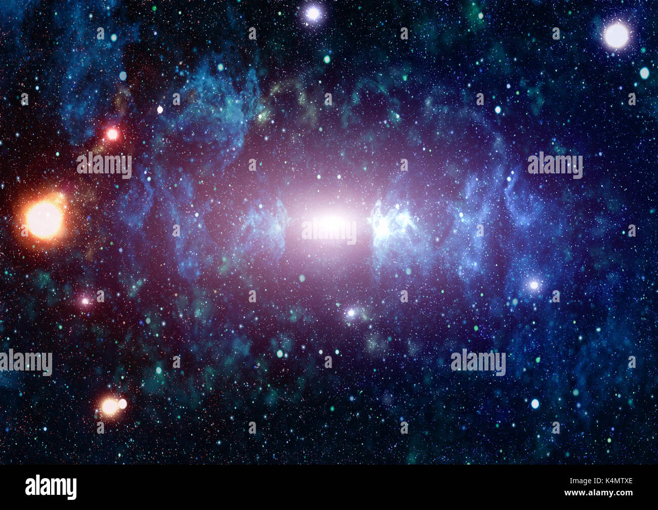 Spazio profondo. Alta definizione campo stella sfondo . Stellato spazio ...