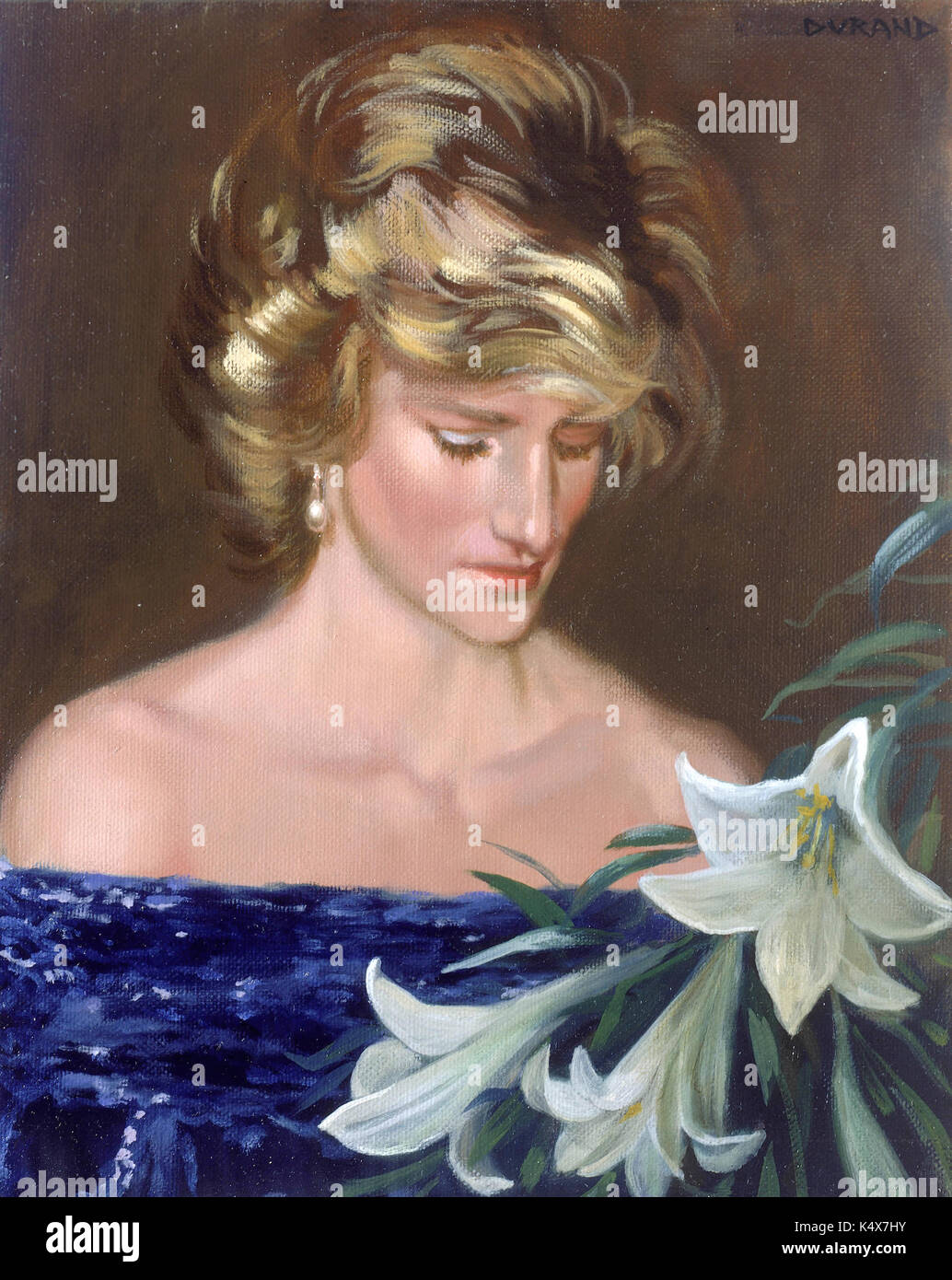 Un ritratto postumo del compianto la principessa Diana, dipinto il 3 ...