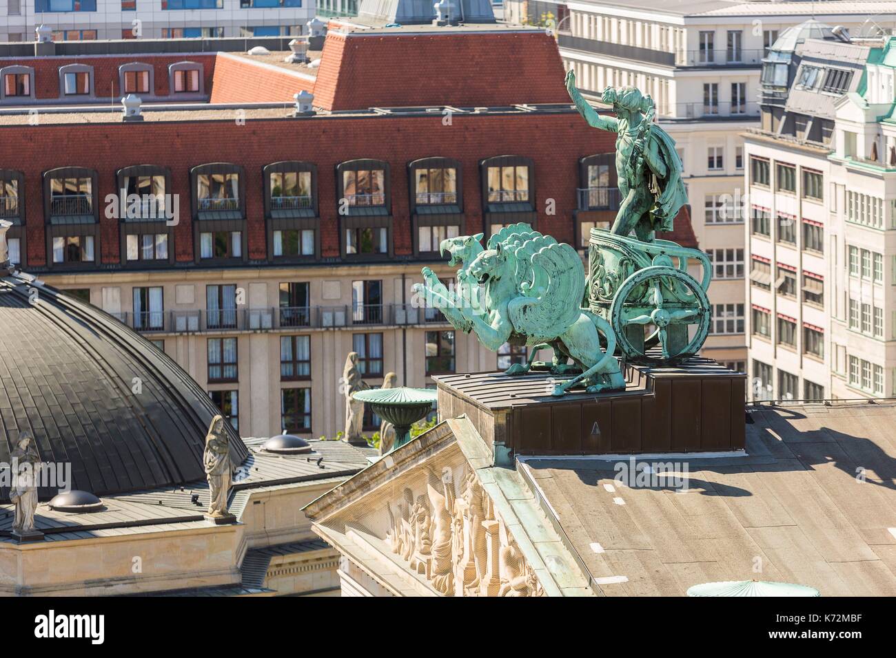 Germania Berlino, Berlino Est, quartiere Mitte, piazza Gendarmenmarkt ...