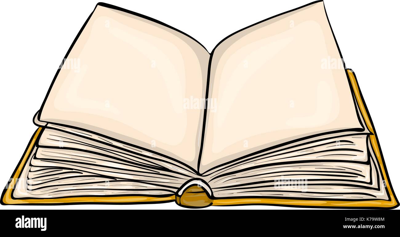 Libro aperto cartoon vettore icona simbolo design. bella illustrazione ...