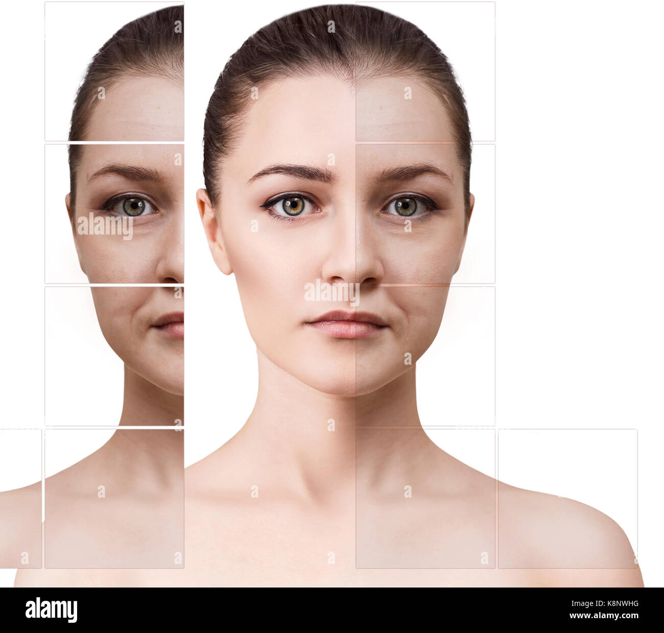 Volto di donna triste immagini e fotografie stock ad alta risoluzione ...