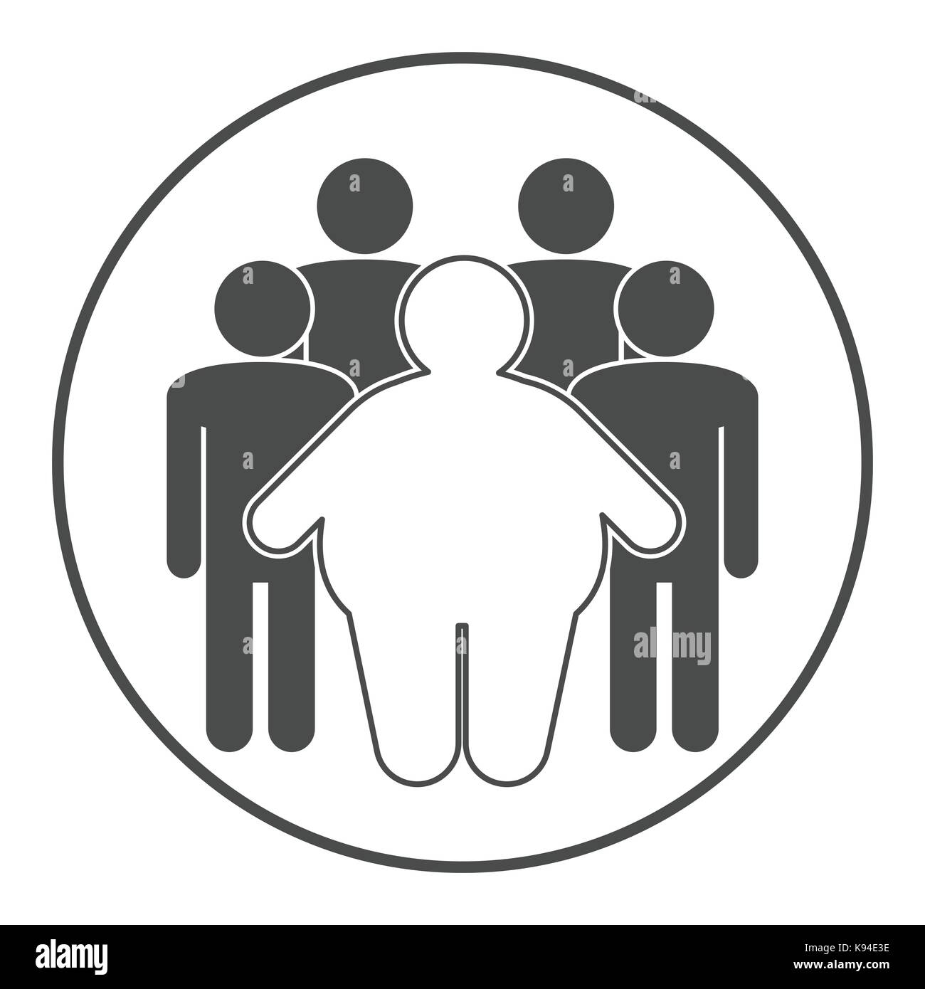 Tutte le persone magre Immagini Vettoriali Stock - Alamy