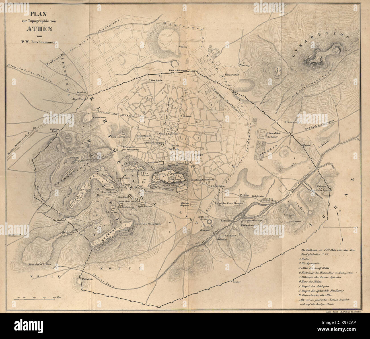 Ancient athens map immagini e fotografie stock ad alta risoluzione - Alamy