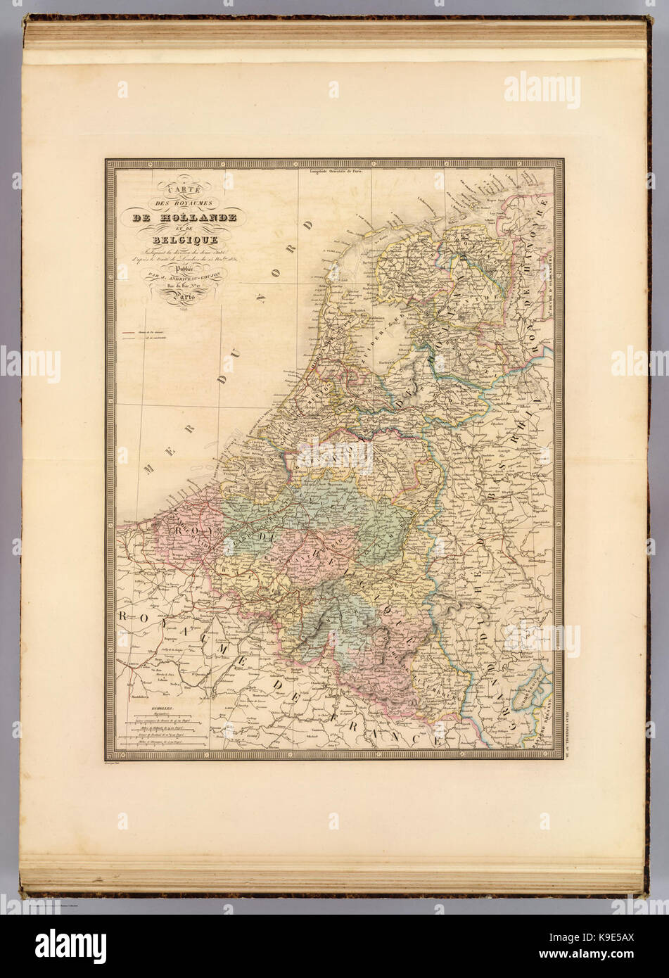 Mappa di olanda immagini e fotografie stock ad alta risoluzione - Alamy