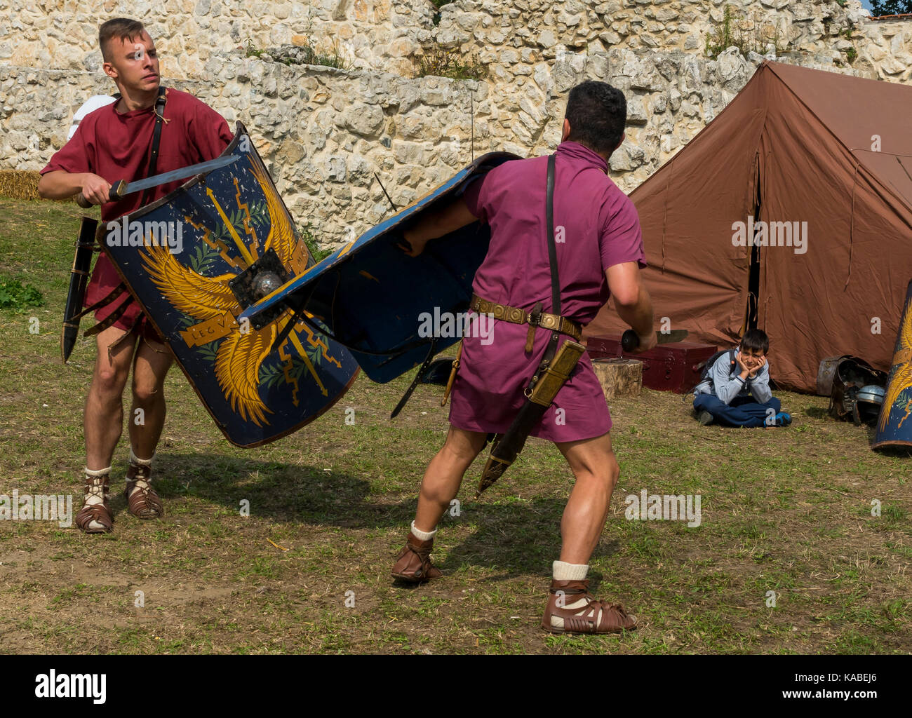 Soldati romani che combattono immagini e fotografie stock ad alta ...