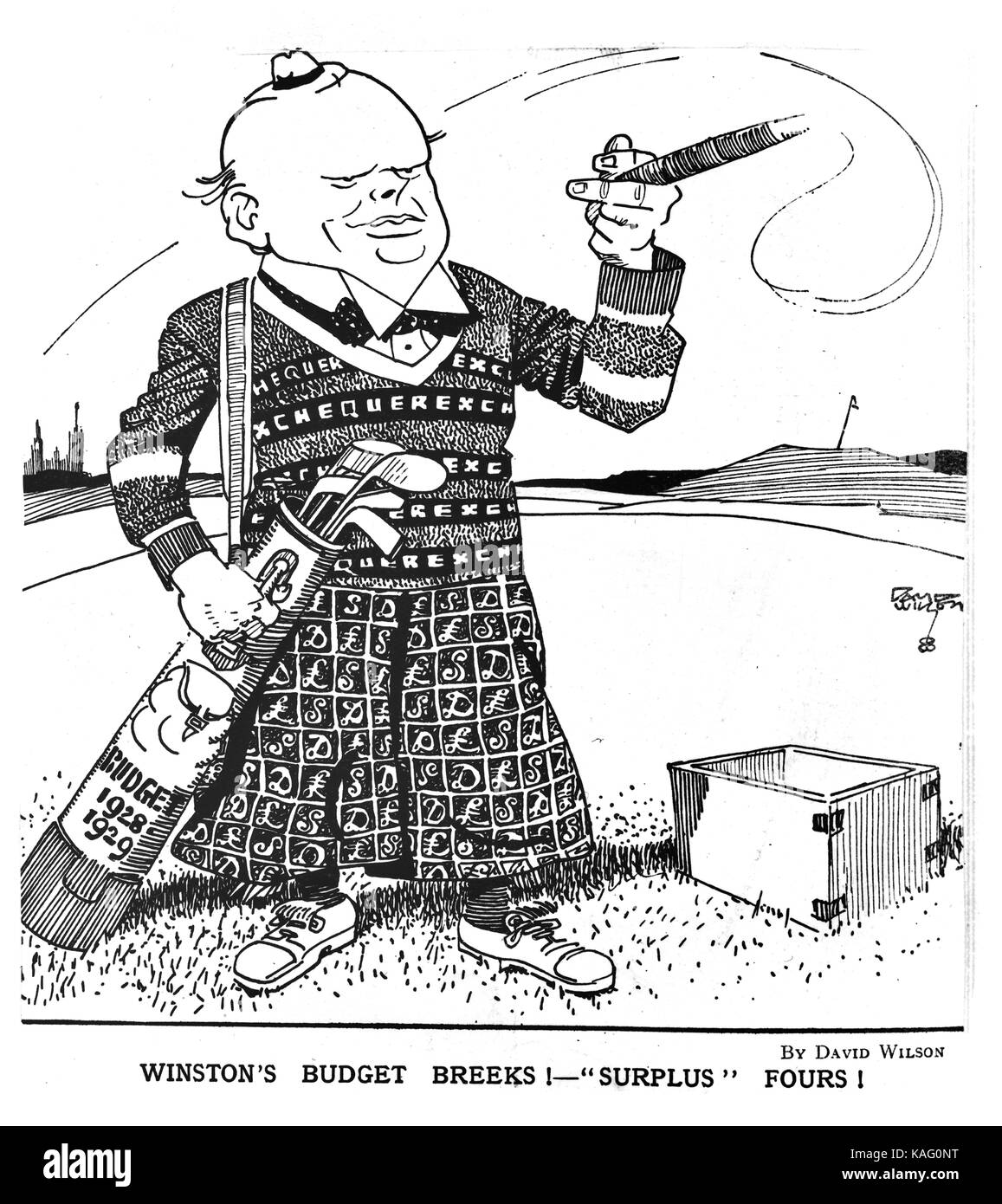 Disegno del fumetto di winston churchill immagini e fotografie stock ad ...