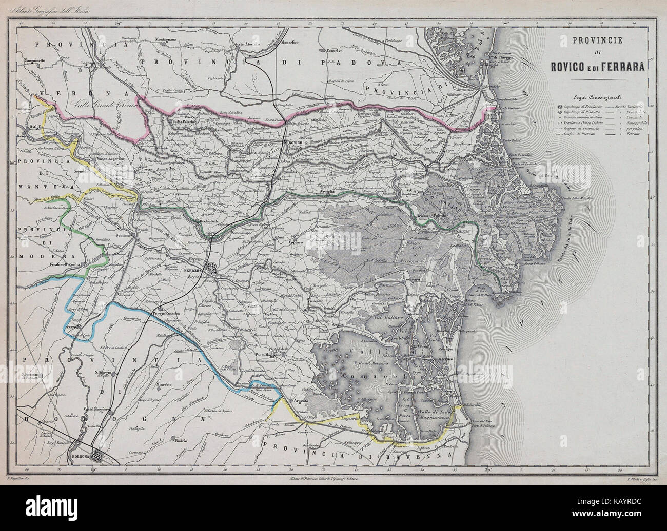 Mappa di rovigo immagini e fotografie stock ad alta risoluzione - Alamy