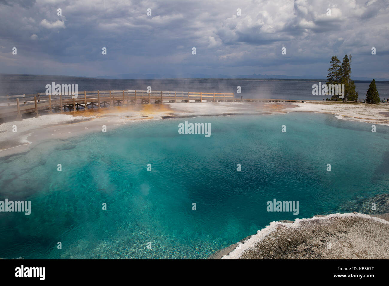 Visitare il parco nazionale di yellowstone immagini e fotografie stock ...
