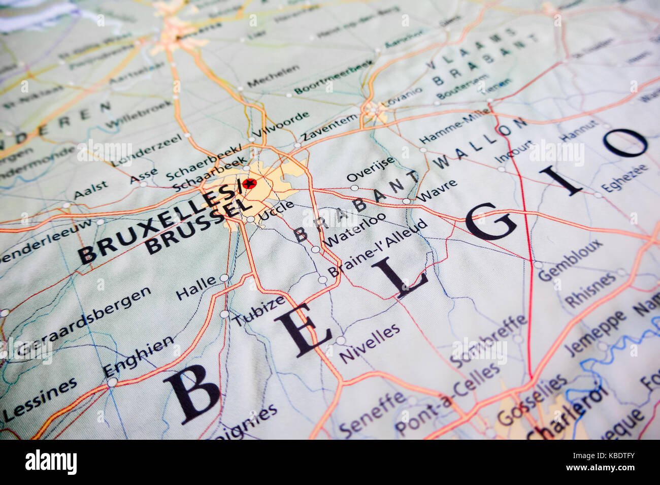Mappa di bruxelles immagini e fotografie stock ad alta risoluzione - Alamy