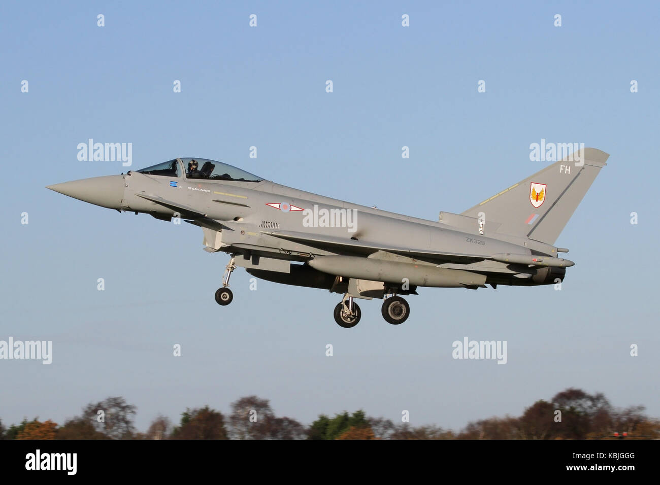 Raf eurofighter typhoon nose cockpit immagini e fotografie stock ad ...