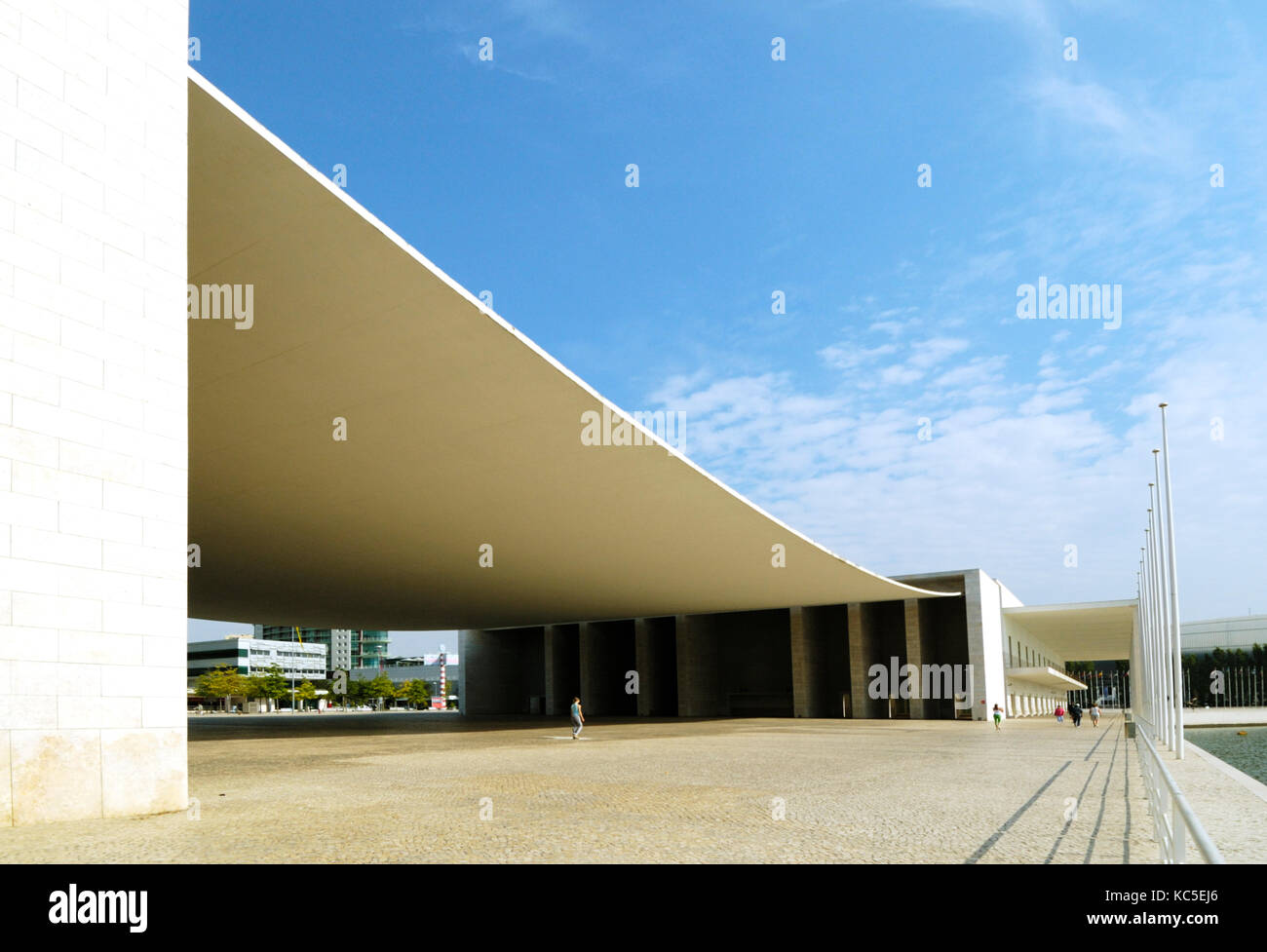 Pavilhão de Portugal dell'architetto Álvaro Siza Vieira, Parque das ...