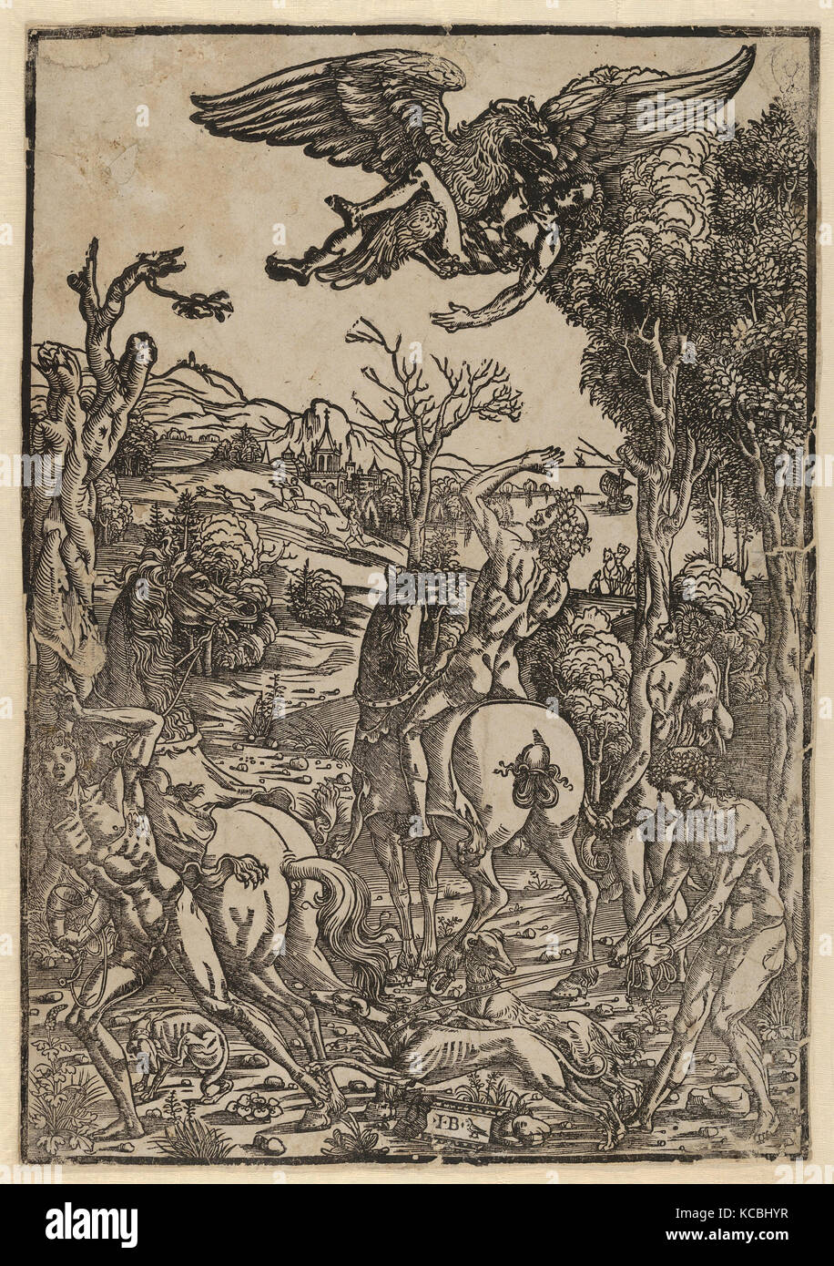 Disegni e Stampe, Stampa, Zeus come un'aquila, rapire Ganimede, artista ...