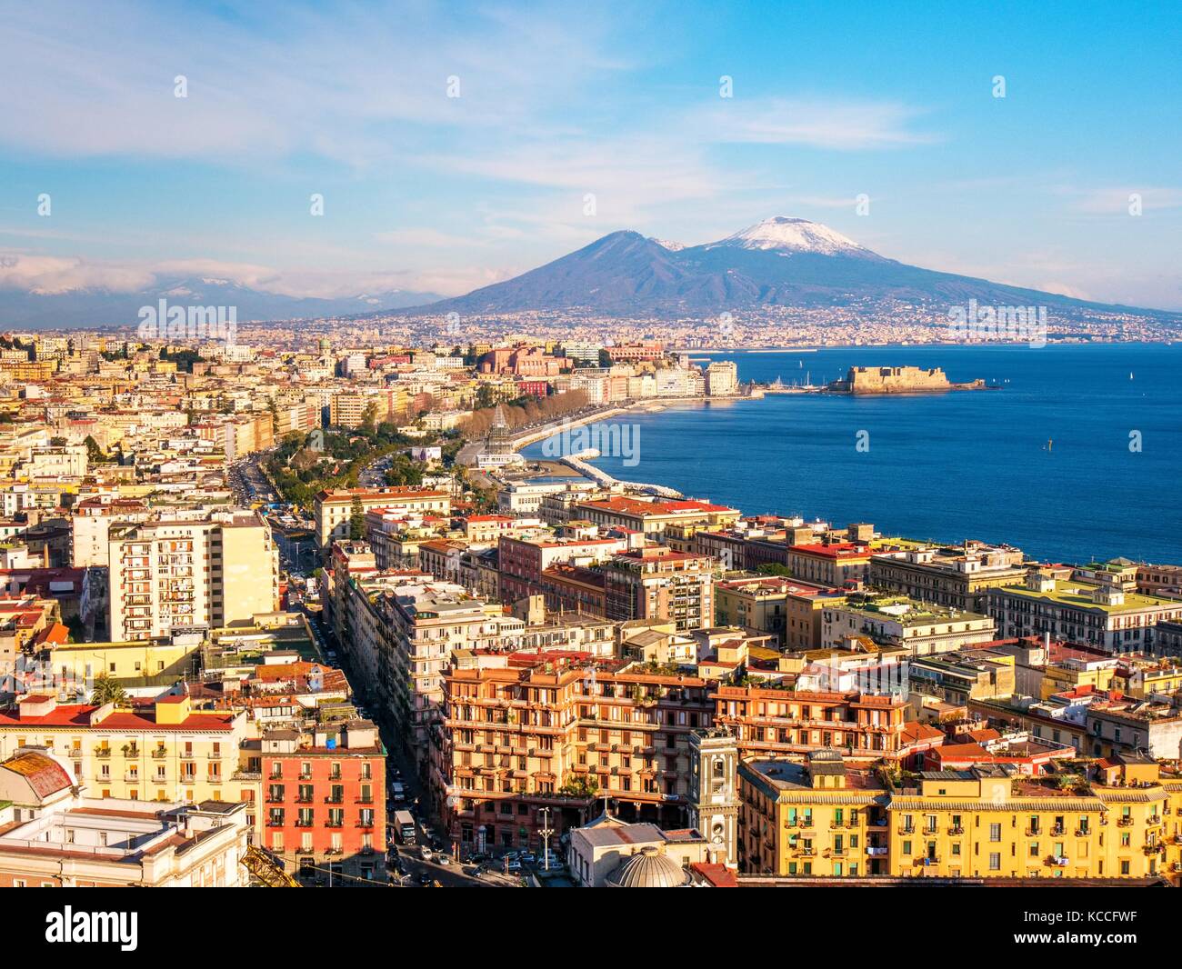 Vulcano vesuvio e il golfo di napoli immagini e fotografie stock ad ...
