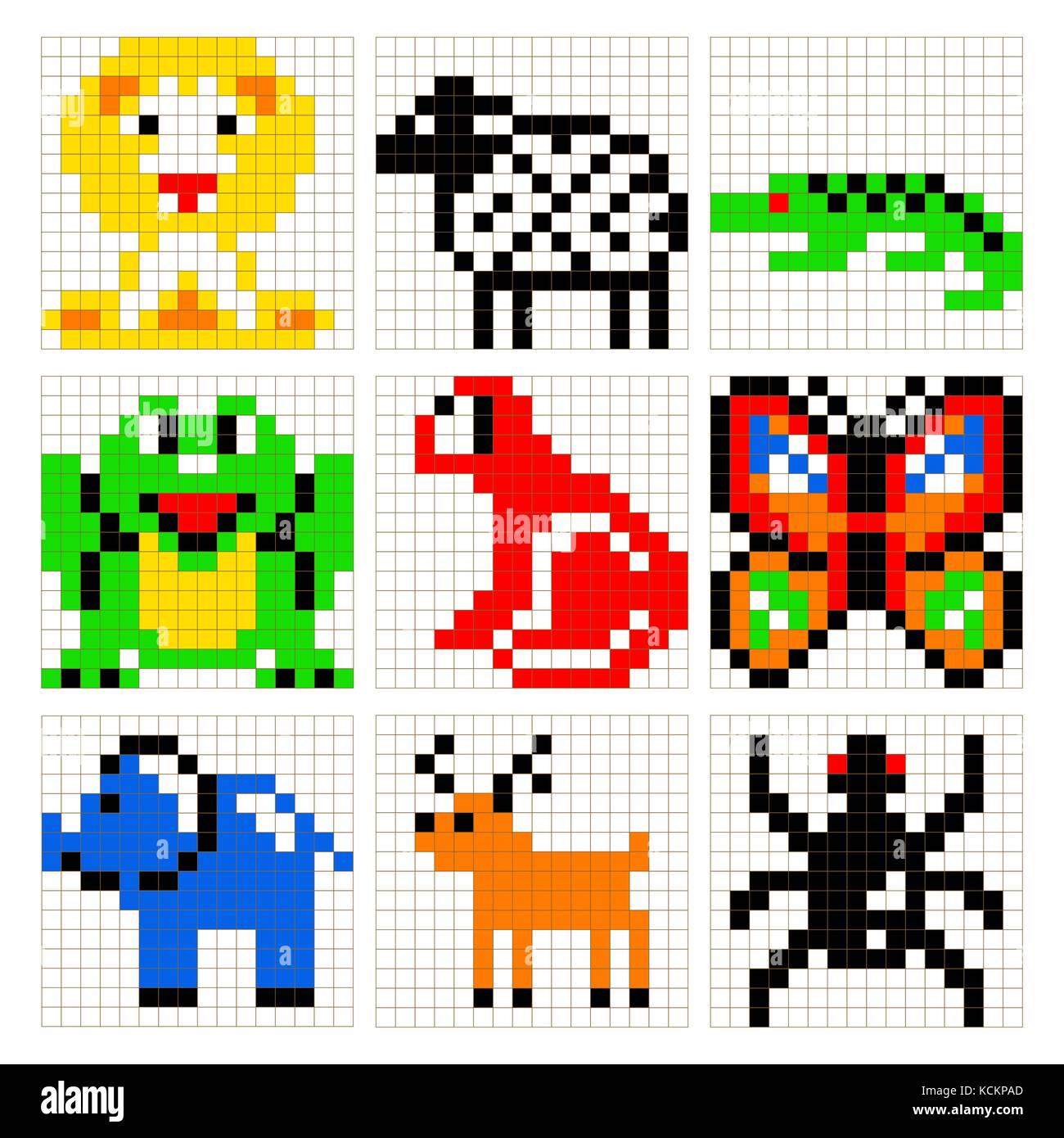 Modelli Di Pixel Art Di Minecraft Facili